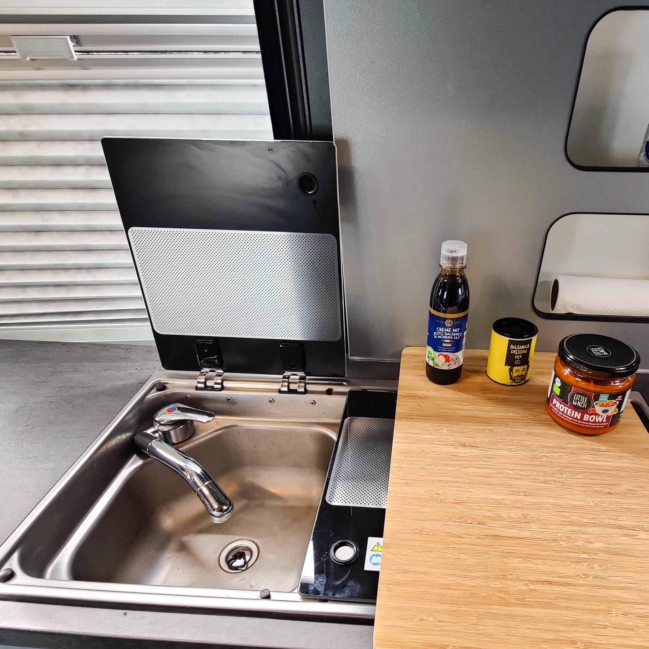 Spulbecken Abdeckung Wohnmobil Knaus